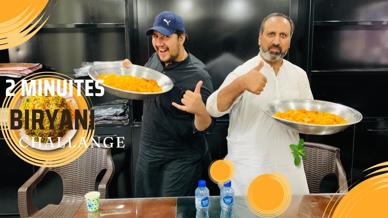 Two Minutes Biryani Challenge 😋 | Daily Vlog with Wasif Bhai😉 - YouTube