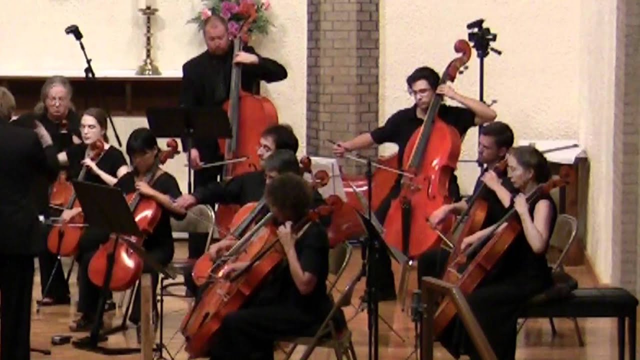 New Violin Family Orchestra Plays Mozart Divertimento #10, K.247,1st ...