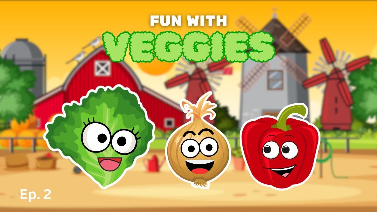 Lettuce, Onion and Bell Pepper! | Fun with Veggies 2 🐯🐭 - YouTube