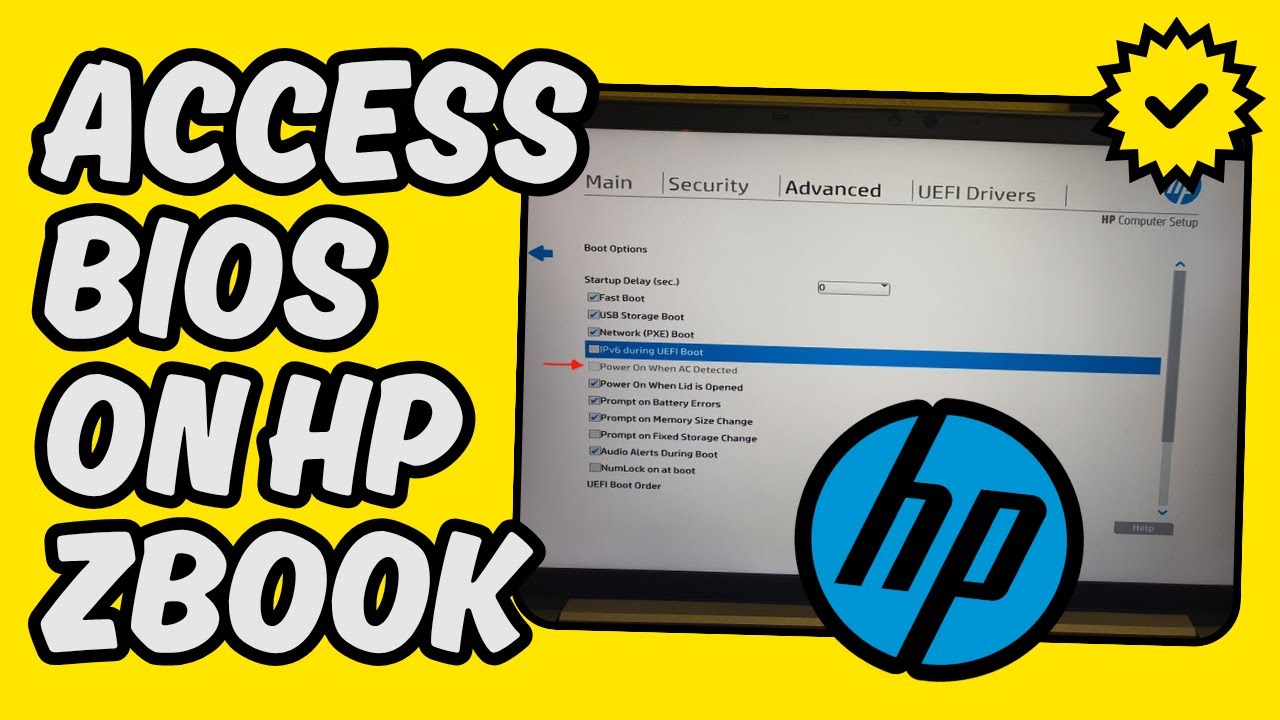 [Easy Guide] Access BIOS on HP ZBook - YouTube