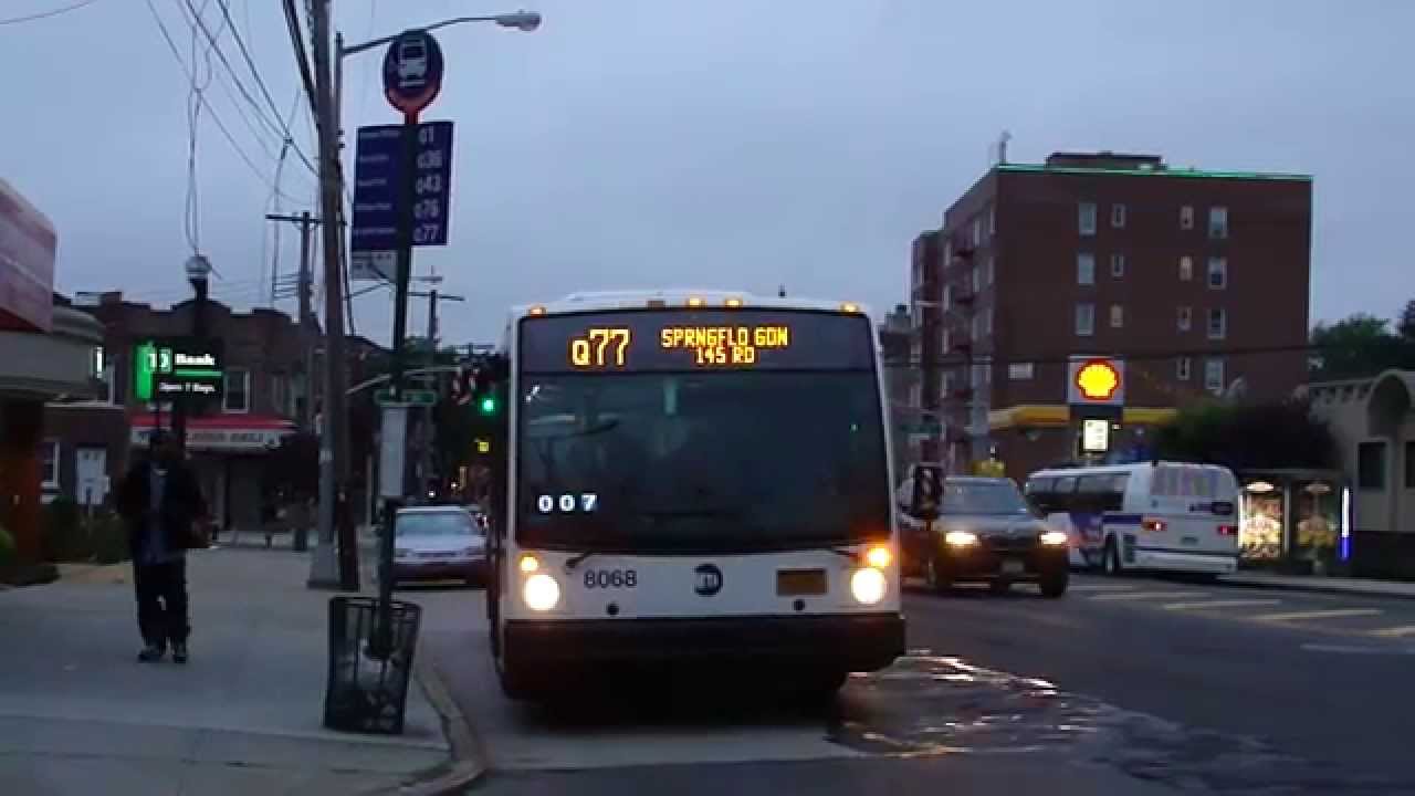 MTA New York City Bus 2011 NovaBus LFS 8068 & 1999 Orion V 6131 On The ...