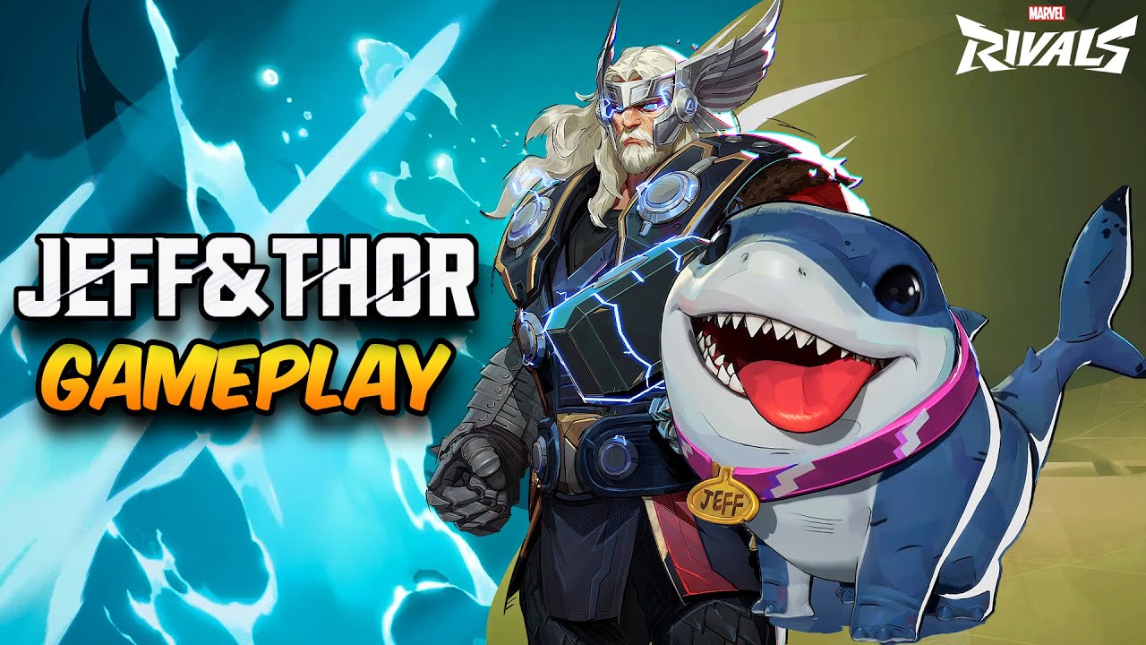 🔴 LIVE JEFF THE LAND SHARK & THOR SHOWCASE 🦈 CODE GIVEAWAYS EVERY HOUR 🎁 MARVEL RIVALS PARNTER ...