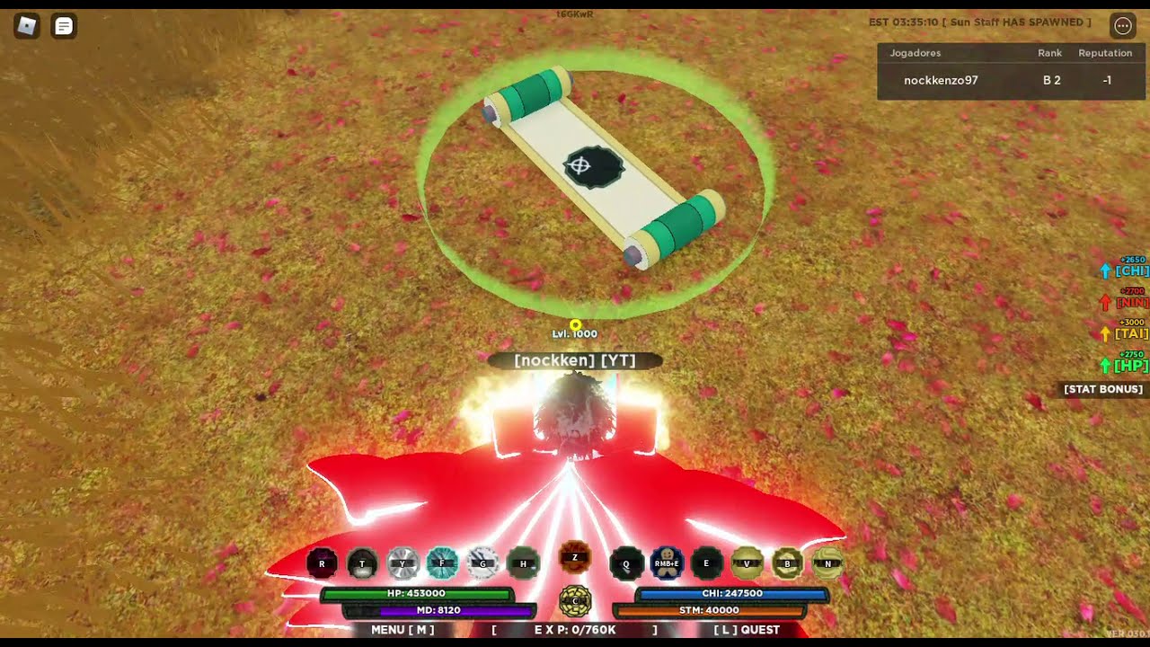 Localização da nova espada Sun Staff! Shindo Life (Shinobe Life 2 ...