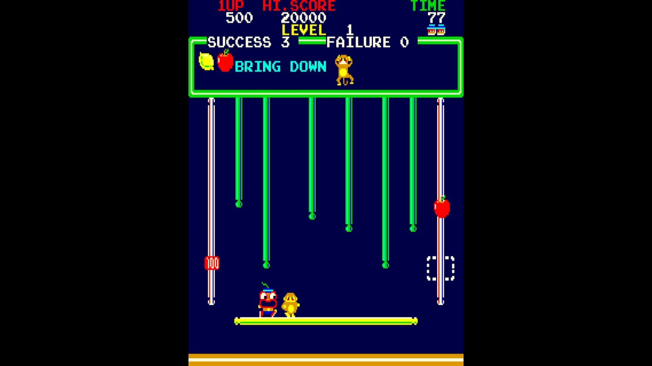 Minky Monkey - arcade (MAME) 529,500 - YouTube
