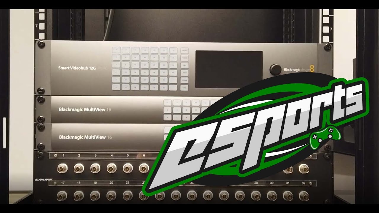 Esports streaming, broadcasting setup with Prof. Brandon Saunders - YouTube