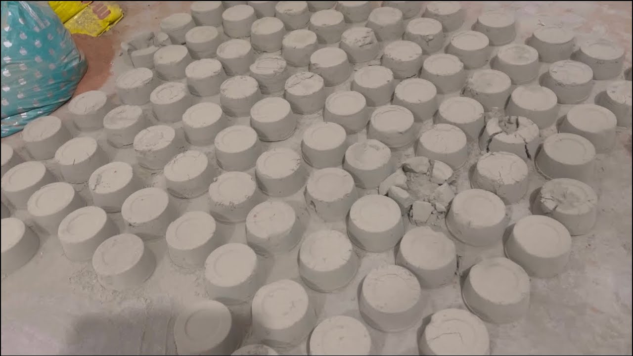 Dust🌪️ || Soft Crunchy Powdery Pure Cement mini bowl crumbling dry ...