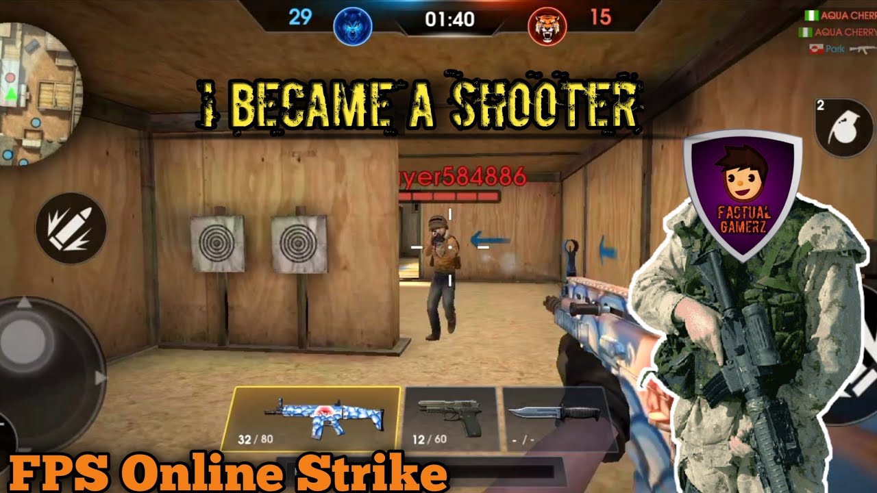 I Became A Shooter In FPS Online Strike🔥 | FPS Online Strike Gameplay ...