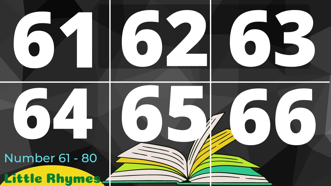 1 to 100 counting | counting 61 - 80 | 1234 number | ginti | #counting ...