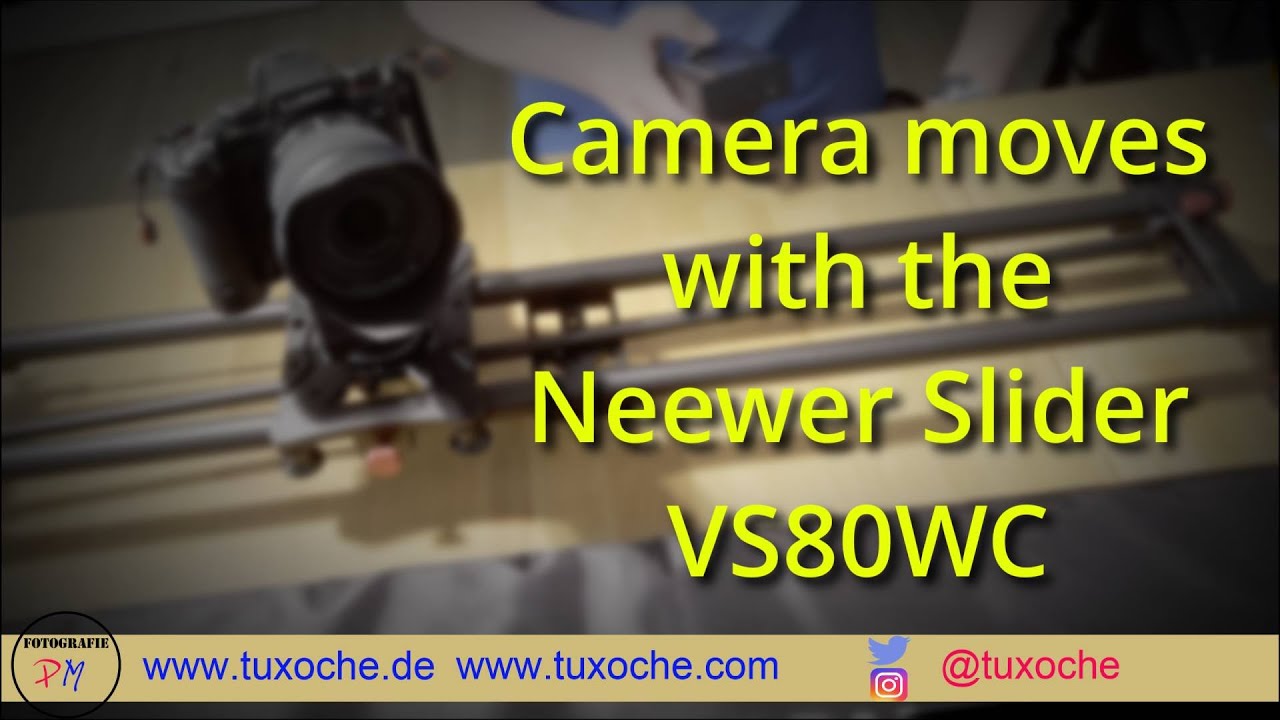 Neewer motorized slider for video and timelapse - YouTube