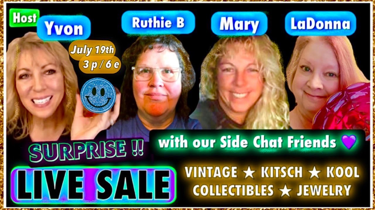 LIVE SALE VINTAGE KITSCH COLLECTIBLES JEWELRY - YouTube