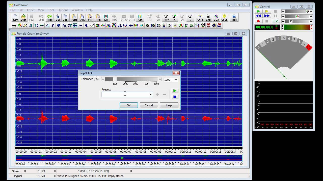 Introduction to Goldwave Audio Editor - Part 3 - YouTube