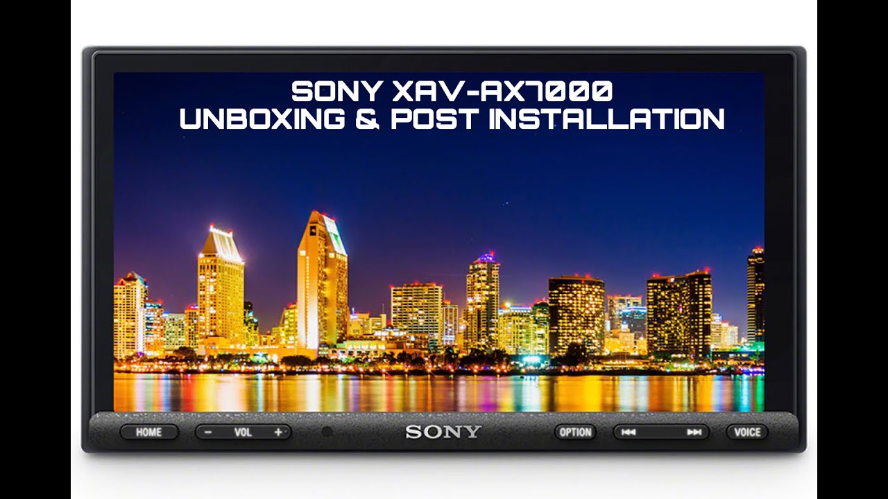 Sony XAV-AX7000 Double Din Radio - YouTube