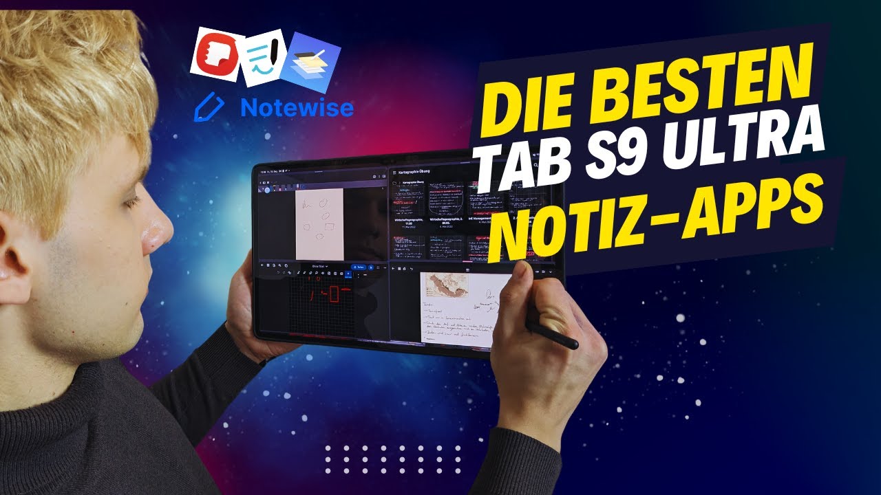 DIE besten Notizen Apps für dein Samsung Galaxy Tab S9 Ultra - YouTube