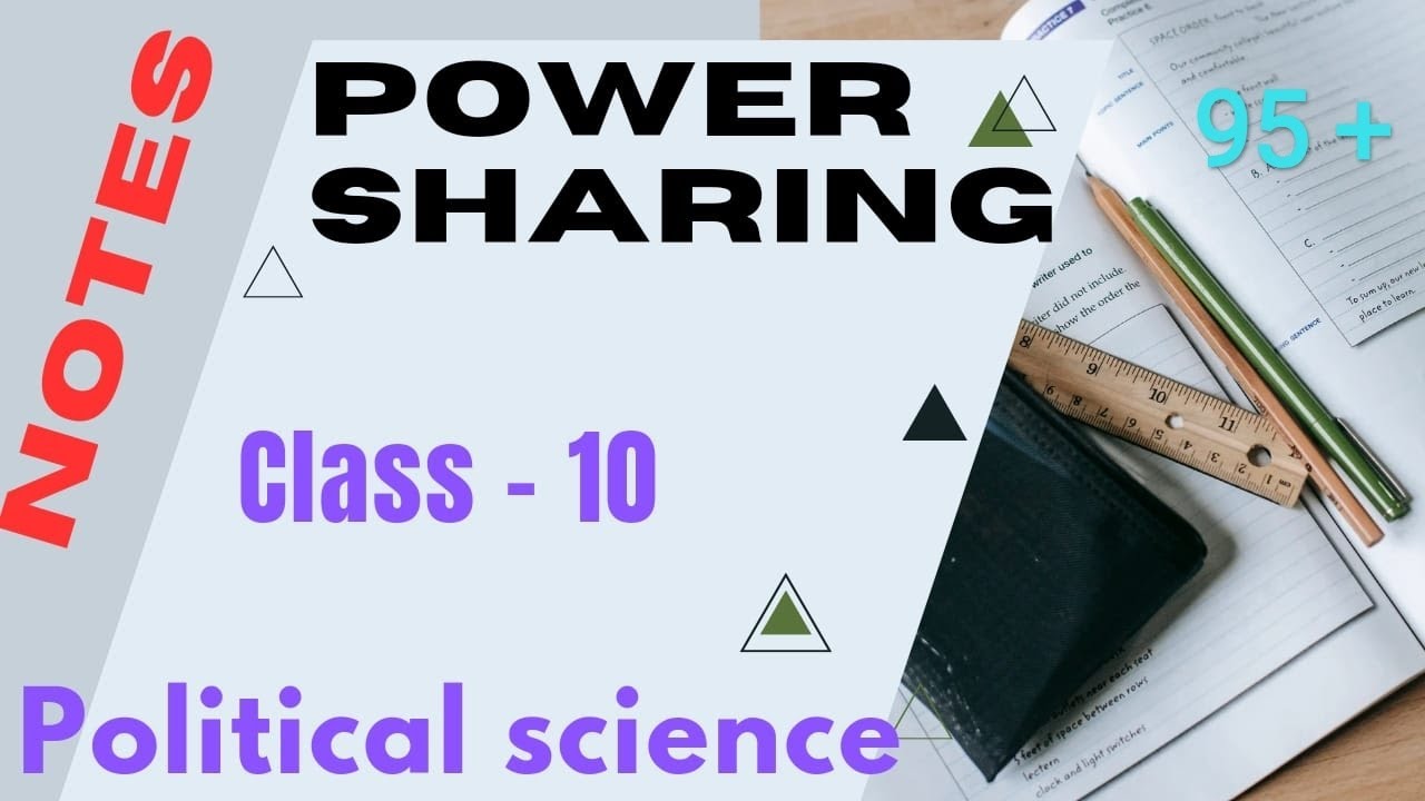 class 10 political science (civic) chapter 1 Power sharing handwritten ...