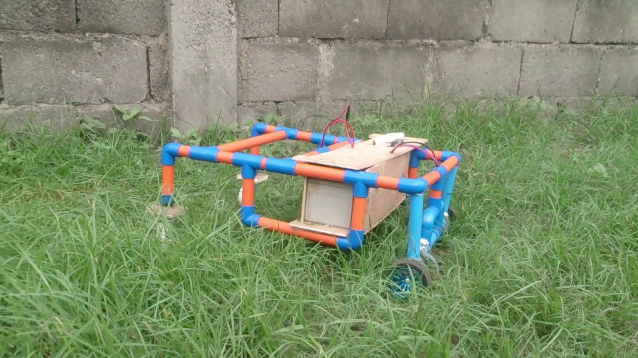 SSH Controlled Grass Cutter Bot using Raspberry Pi - YouTube
