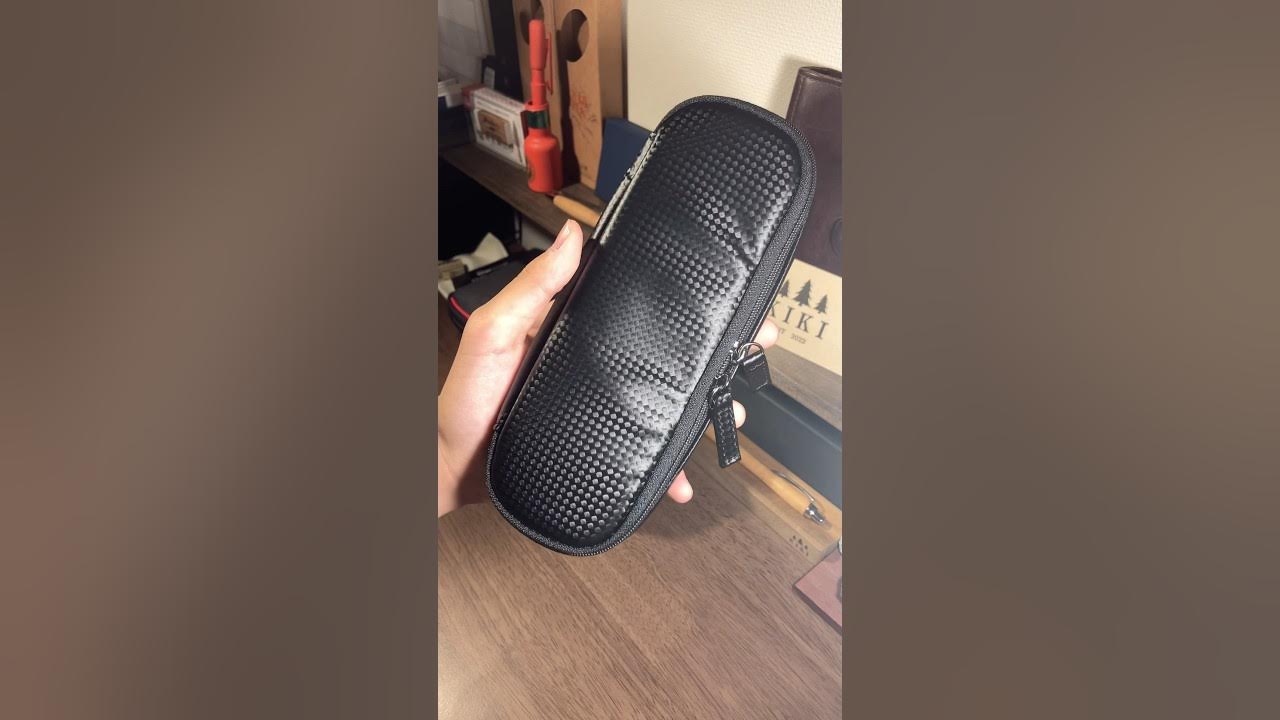 【嘘じゃない。使いやすい】しーさー新作ペンケースをショートで紹介！ #文房具好き #文房具紹介 #オレンズネロ #木軸 #PF-05N - YouTube