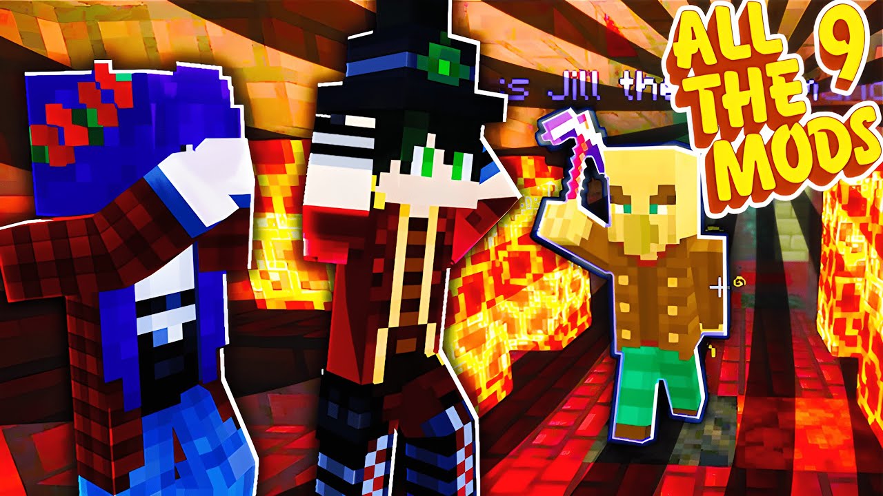 Uma masmorra INFINITA no All The Mods 9 + Organizando nossos baús ...