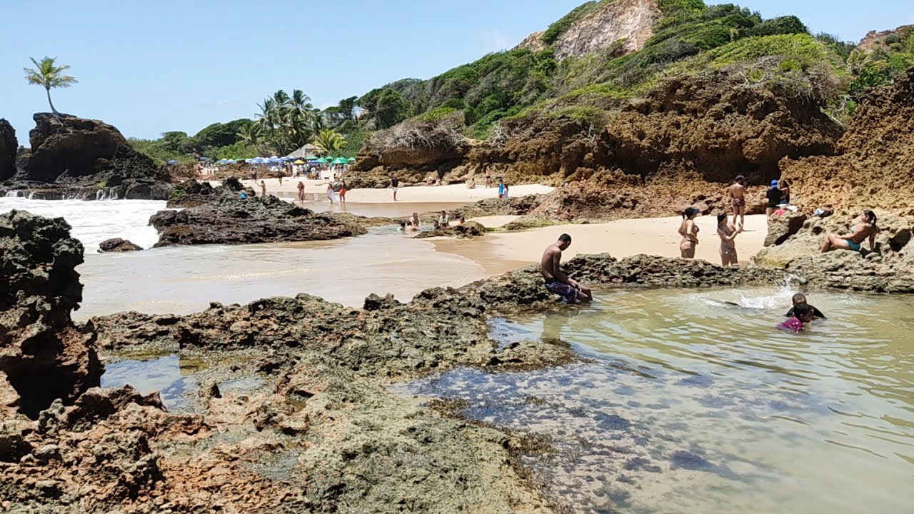 PRAIA DE TAMBABA | PISCINAS NATURAIS | CONDE PB BRASIL - YouTube
