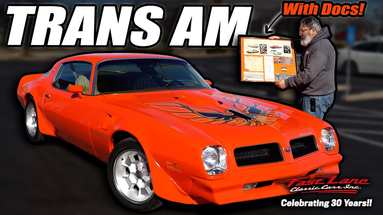The Spirit of '76 Lives On in this Trans Am! - For Sale at Fast Lane ...