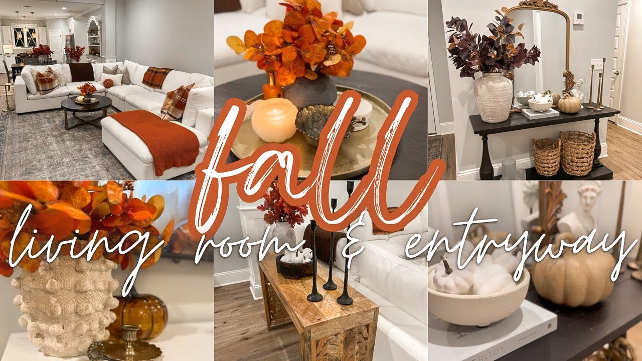 🍁2023 FALL DECORATE WITH ME | SIMPLE FALL DECOR IDEAS | BUDGET LIVING ...