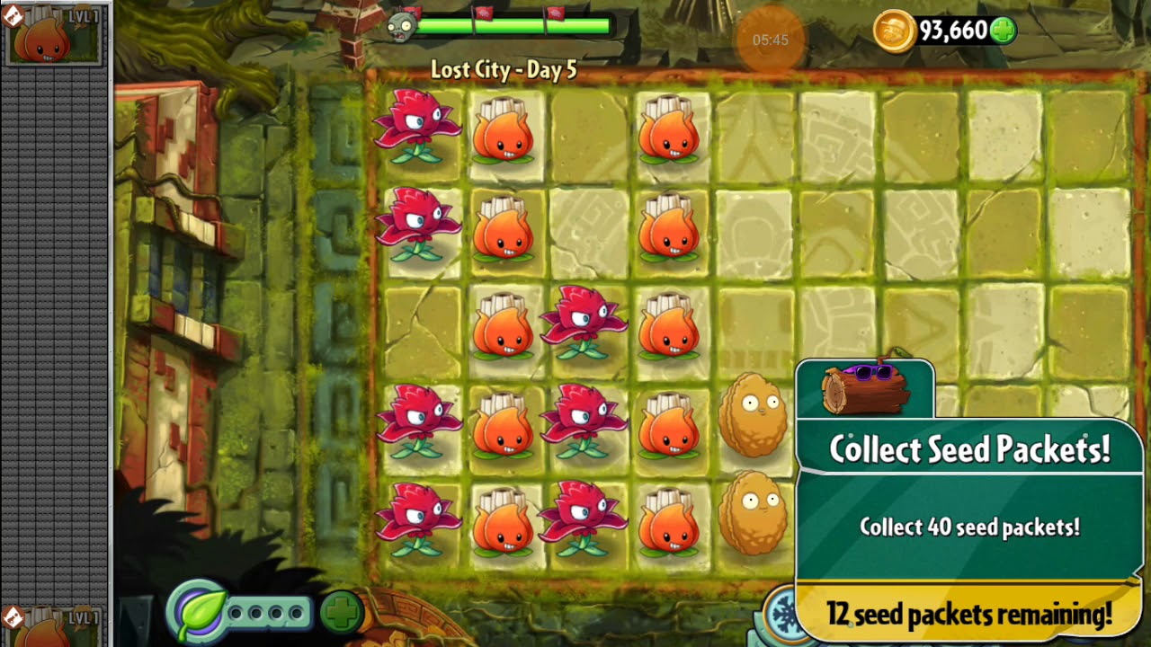 A.K.E.E PvZ2 Lost City Day 4-11 Ep1 - YouTube