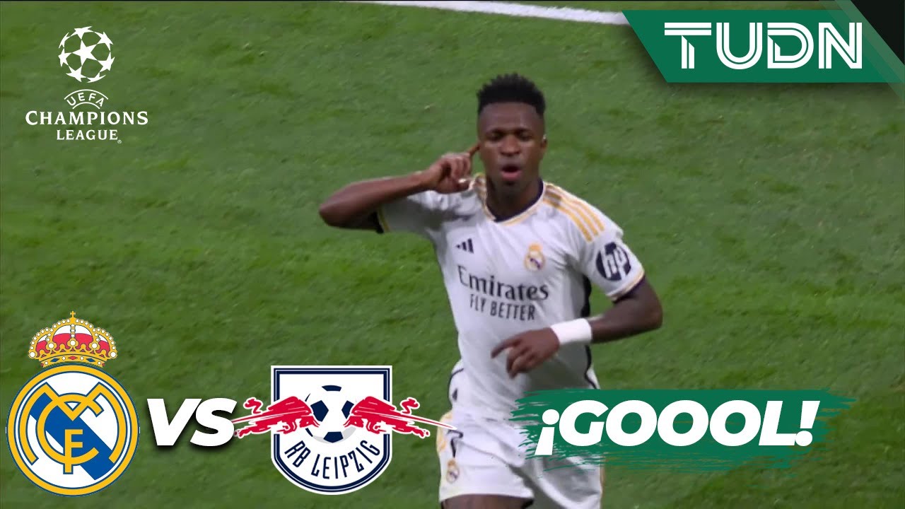 ¡LO HACE VER FÁCIL! Viní la firma | Real Madrid 1-0 RB Leipzig | UEFA ...