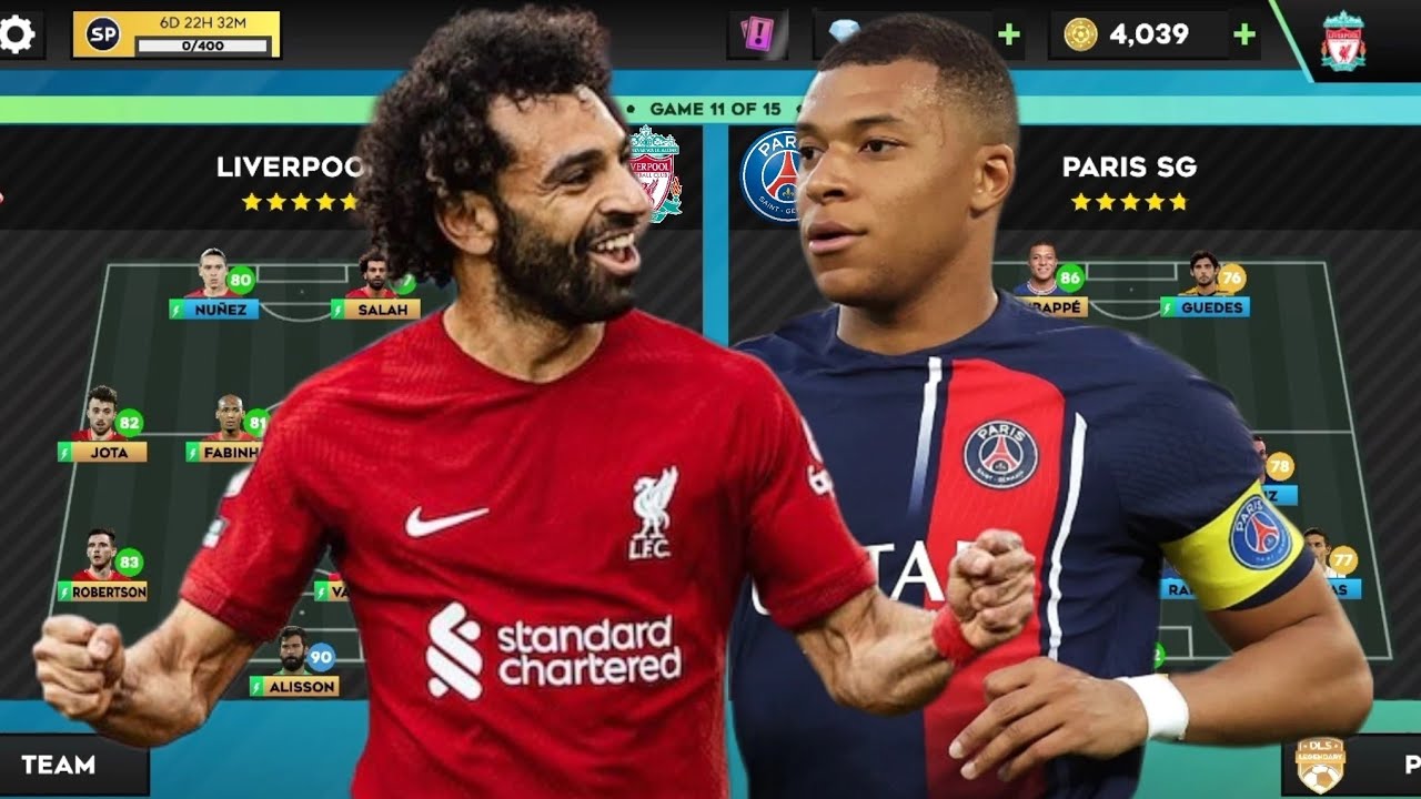 DLS 23 | Liverpool vs PSG | Dream League Soccer 2023 Gameplay - YouTube