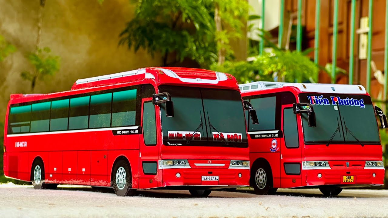 HYUNDAI AEROSPACE HI CLASS MÔ HÌNH XE KHÁCH - YouTube