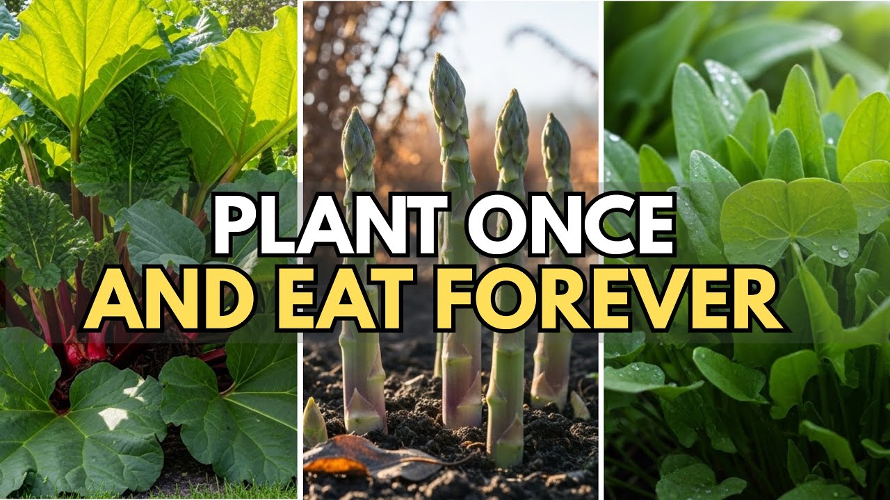 12 Perennial Crops That Feed You Every Year Without Replanting - YouTube