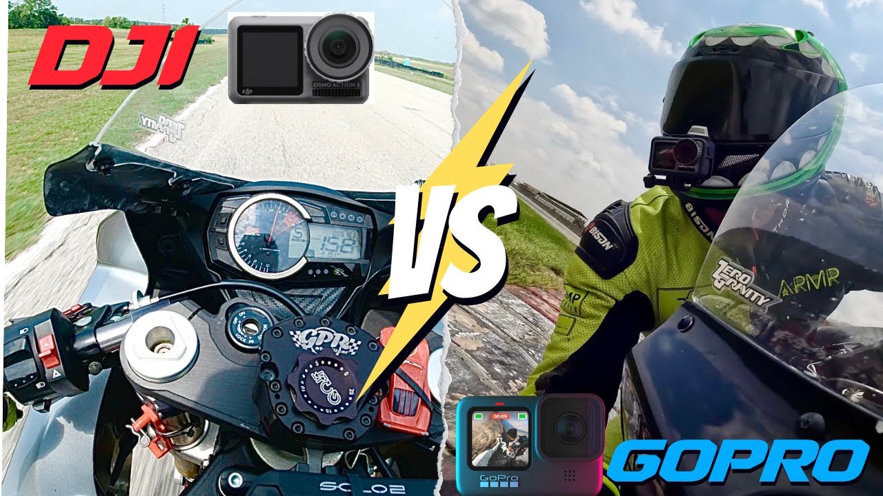 GOPRO vs DJI CAMERA SHOWDOWN! || Best Motorsports Cam?? || GSXR Hot Lap ...