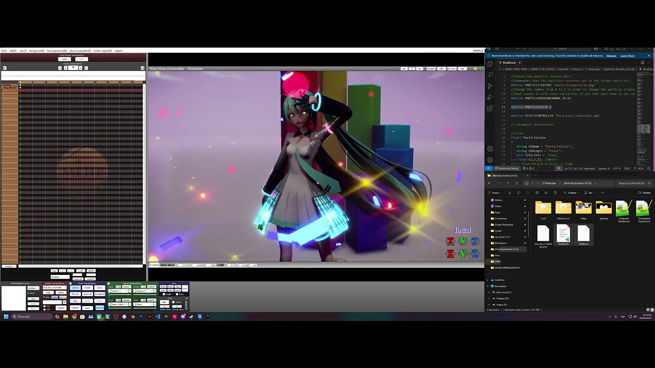【MMD / MME 】【Tutorial + DL】 KiraKira V3 0 【 ENG 】 - YouTube