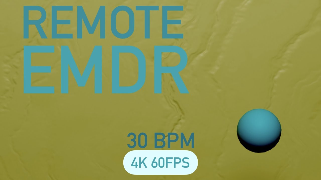 Remote EMDR: Visual and Auditory Bilateral Stimulation 4k 60FPS 30 BPM ...