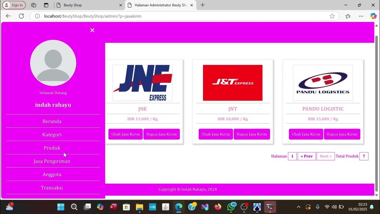 video demo tugas akhir pemrograman web - YouTube