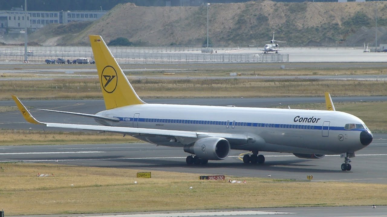 Aborted Take-off & Second Take-off "Condor Retro Livery"B767-300ER@FRA ...