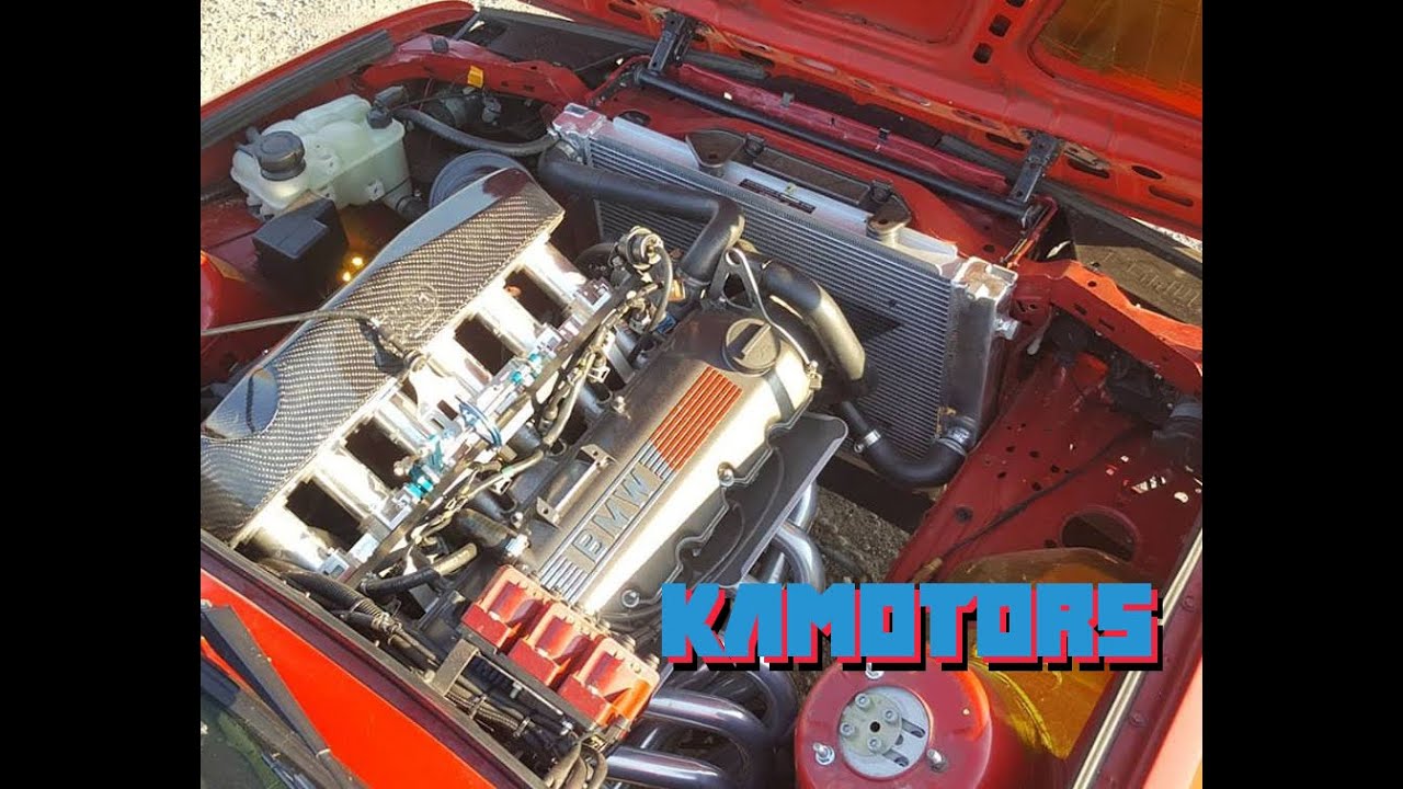 Kamotors BMW E30 w/ ITB 2k16 Carbon Fiber Plenum sounds, launches and ...