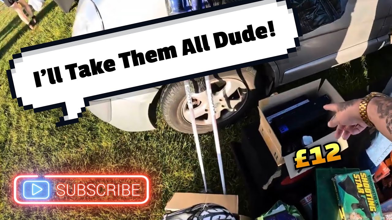 Buying The Entire Stall At This Car Boot Sale - YouTube