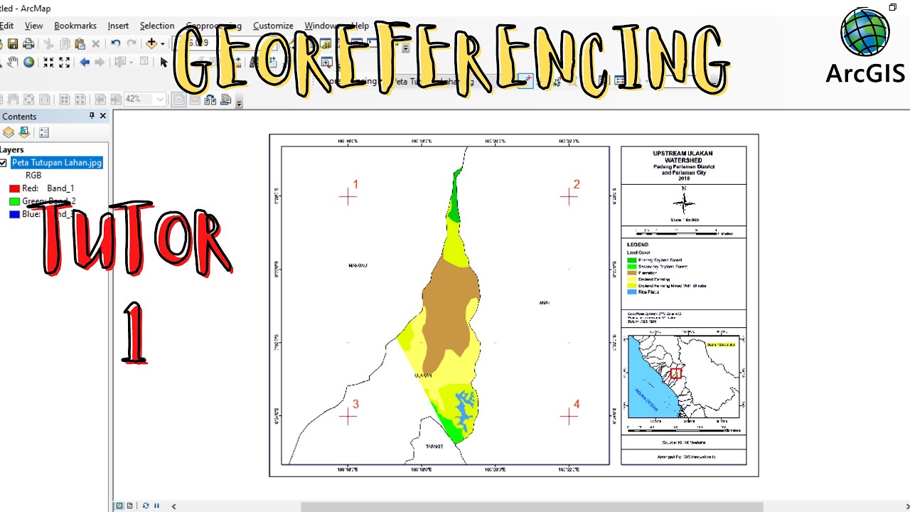 Georeferencing di ArcGIS 10.8 - Lessons 1 - YouTube