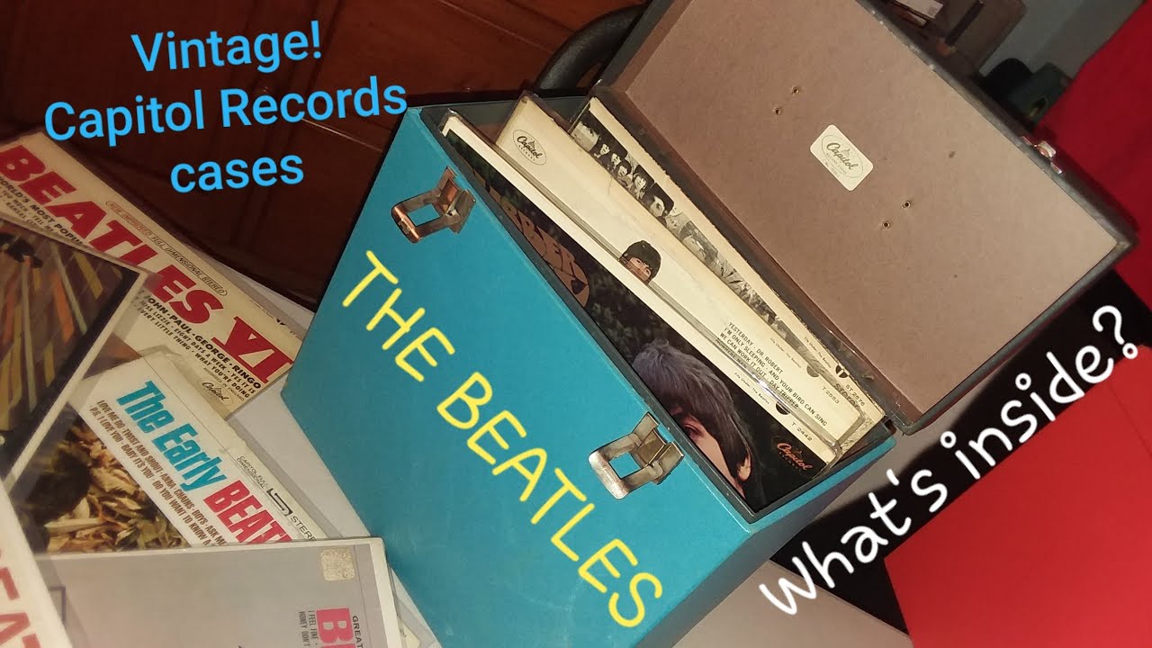 THE BEATLES & Vintage Capitol Records carrying cases - YouTube
