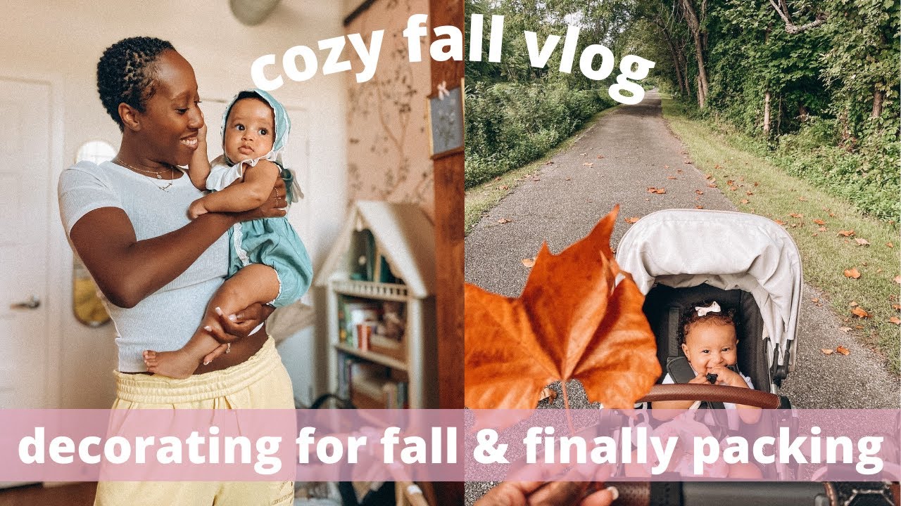 COZY FAMILY VLOG | FALL DECOR | PACKING FOR VACATION | THE RUDGE FAM ...