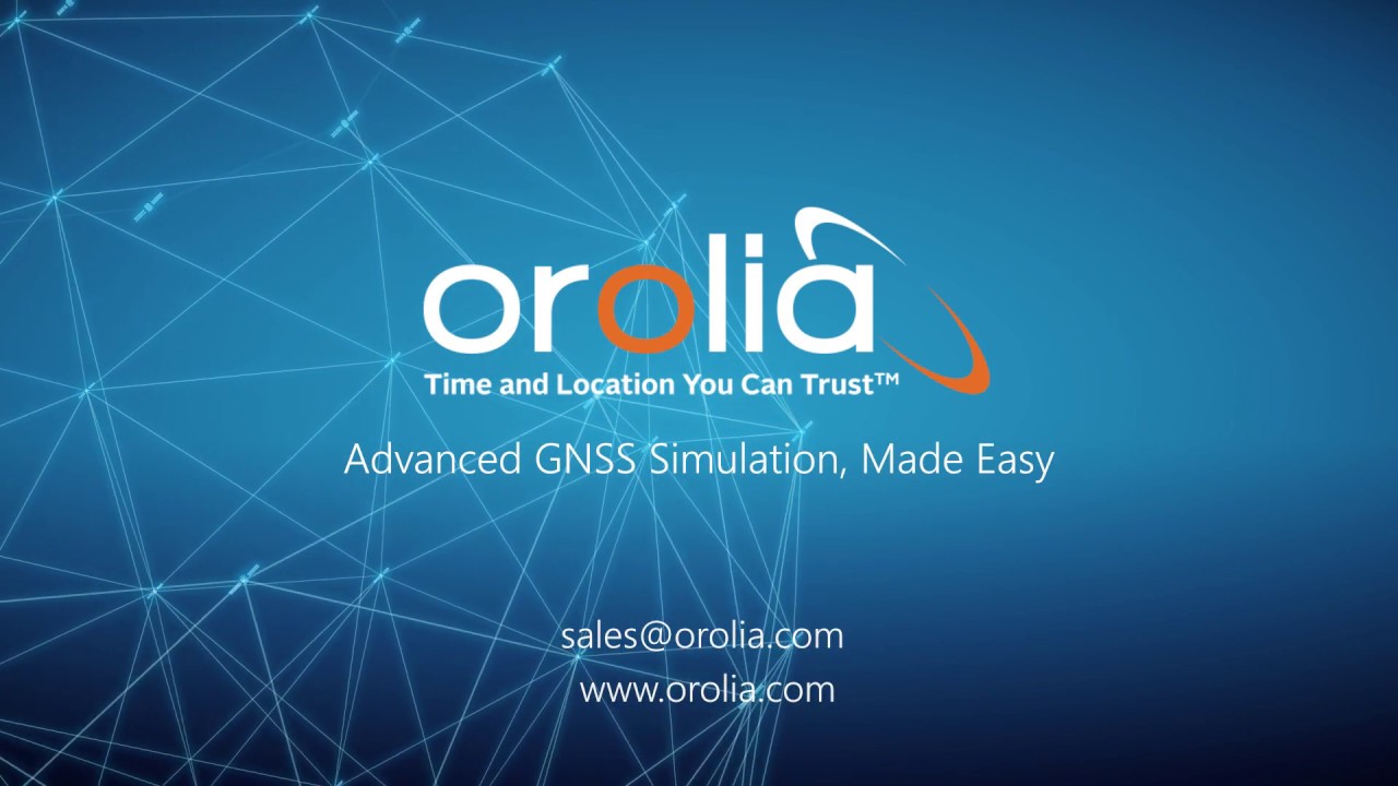 Orolia GNSS Testing & Simulation Solutions - YouTube