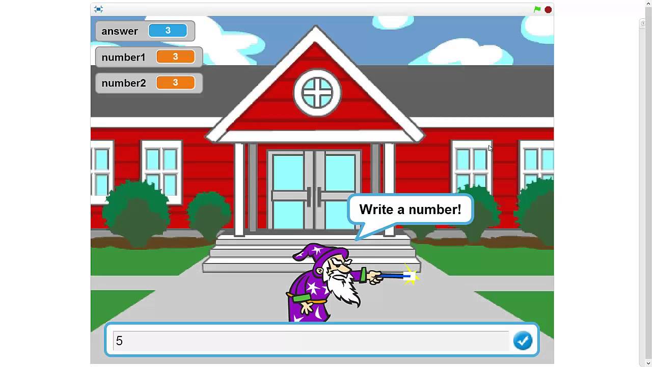 Homework Wizard - Addition - vid21 - make the wizard forever ask and answer questions - YouTube