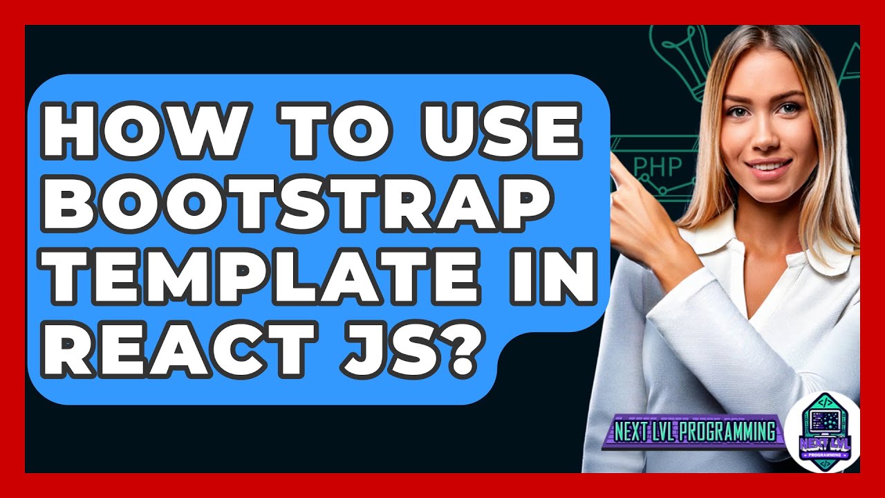 How To Use Bootstrap Template In React Js Next Lvl Programming Youtube 9059