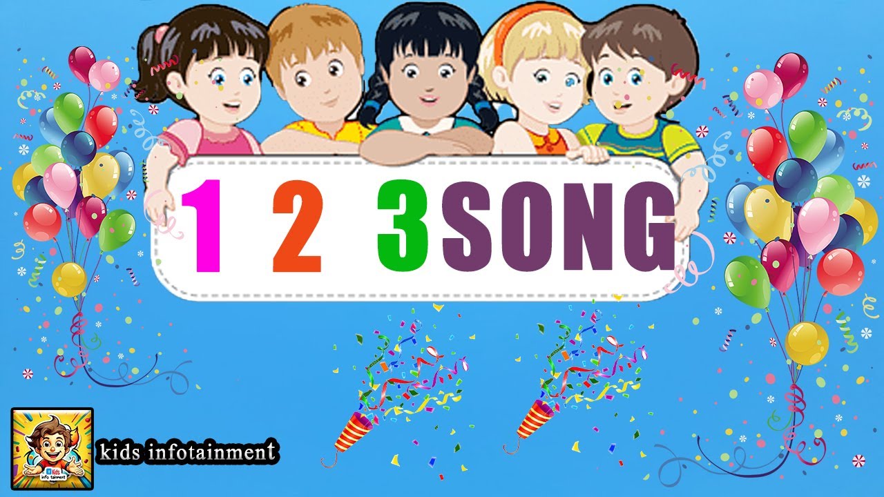 1-2-3 Song! 🎵🔢 | Fun & Easy Counting | Kids Infotainment - YouTube