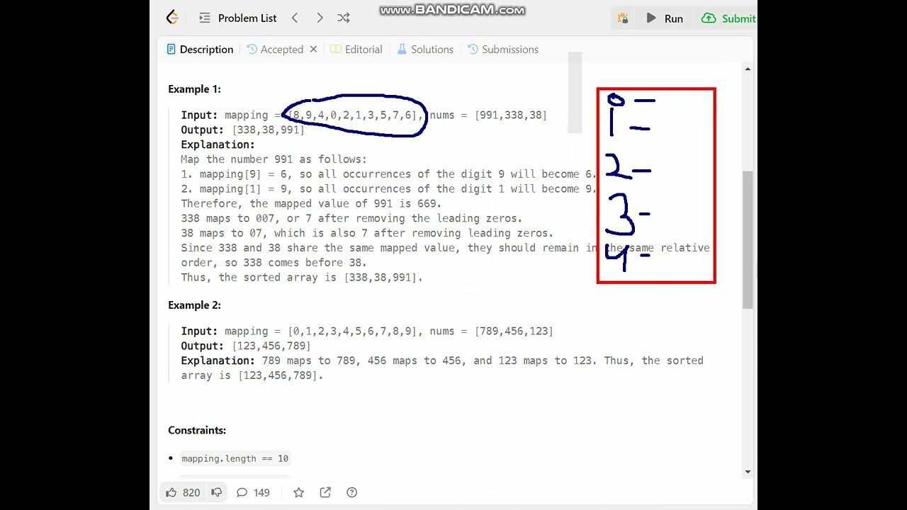 2191 Sort The Jumbled Numbers Youtube