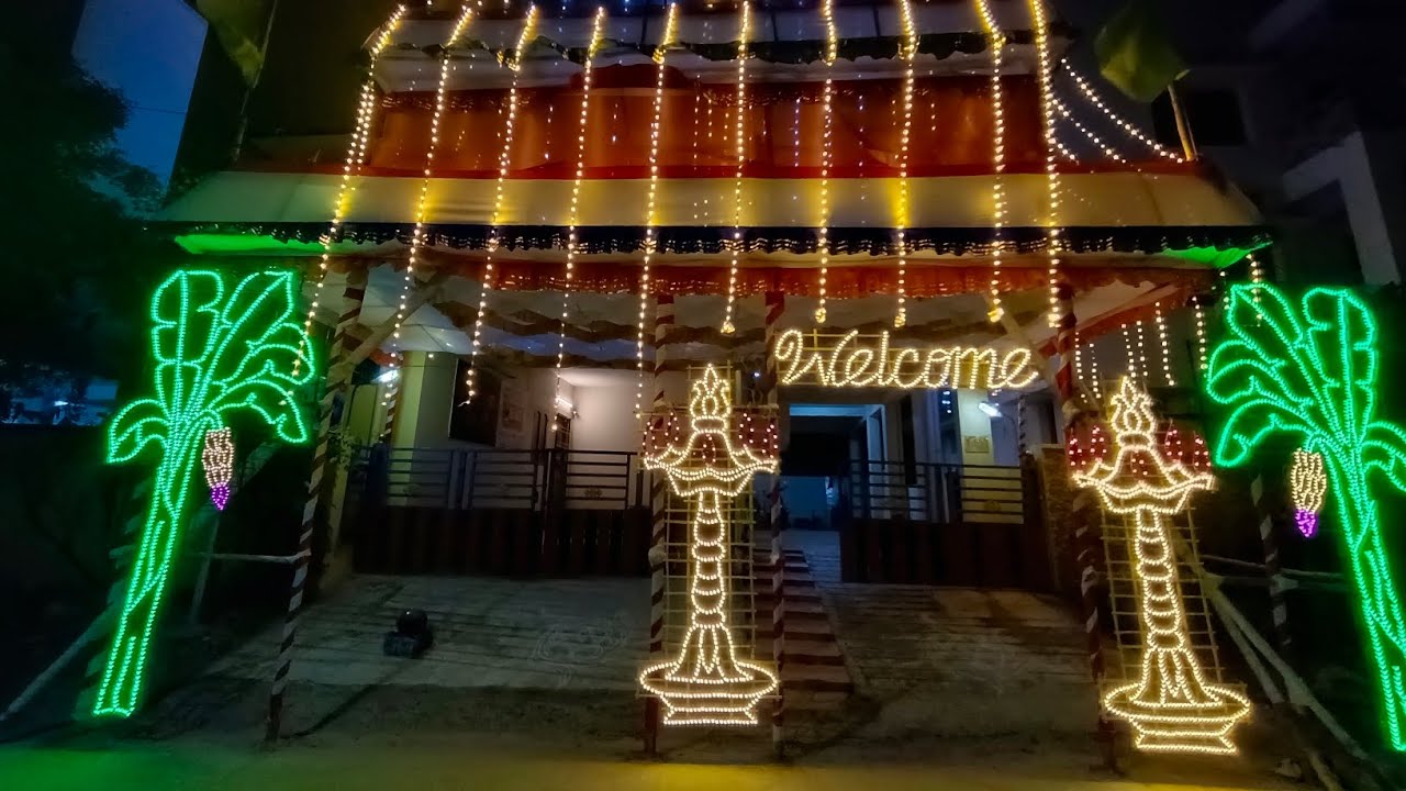 LED Serial Light decoration@sampath audios and lights - YouTube