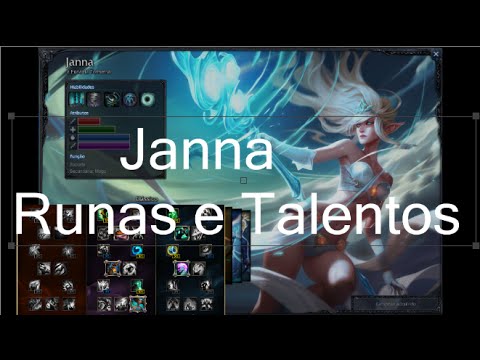 Janna Suporte Ap Runas e Talentos - YouTube