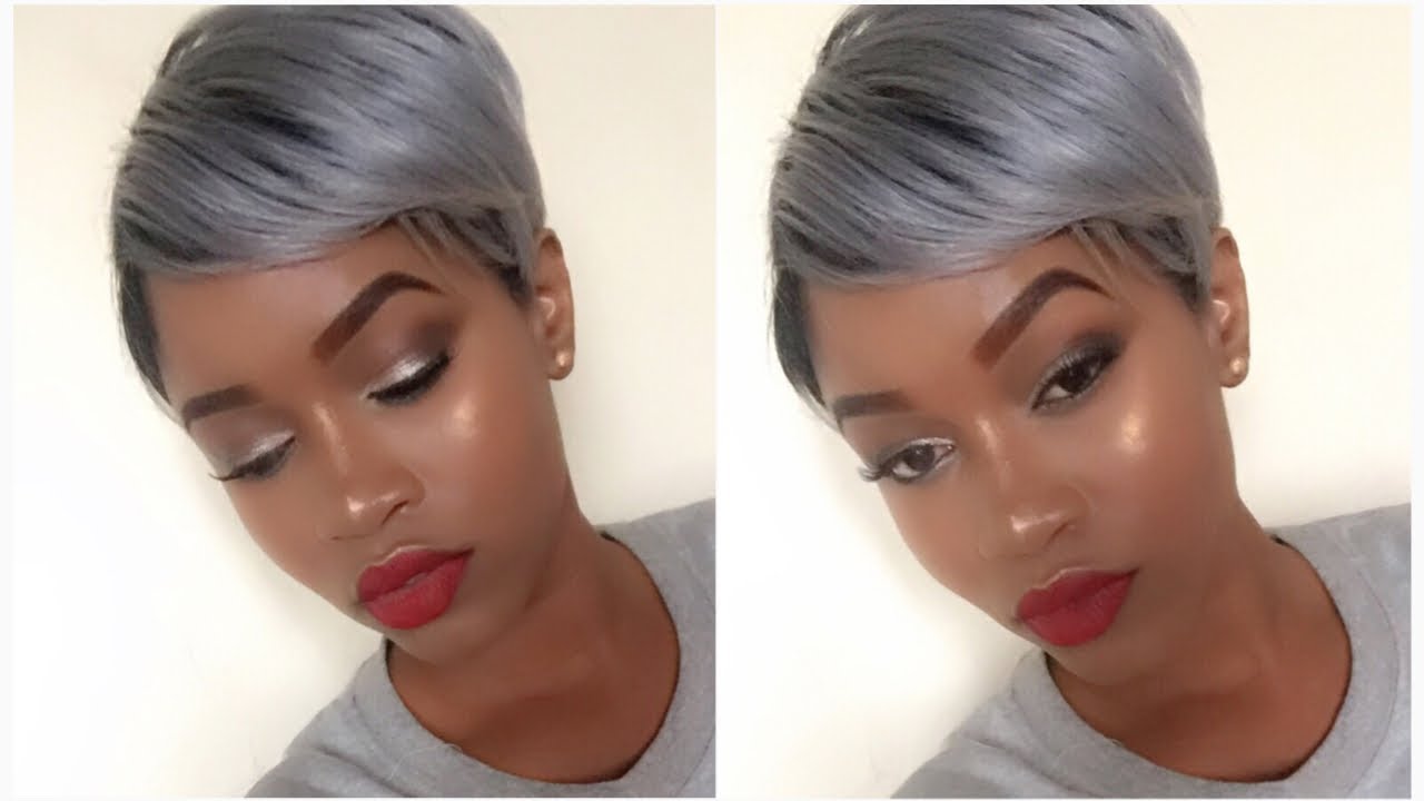 GREY EYES MAKEUP TUTORIAL - YouTube