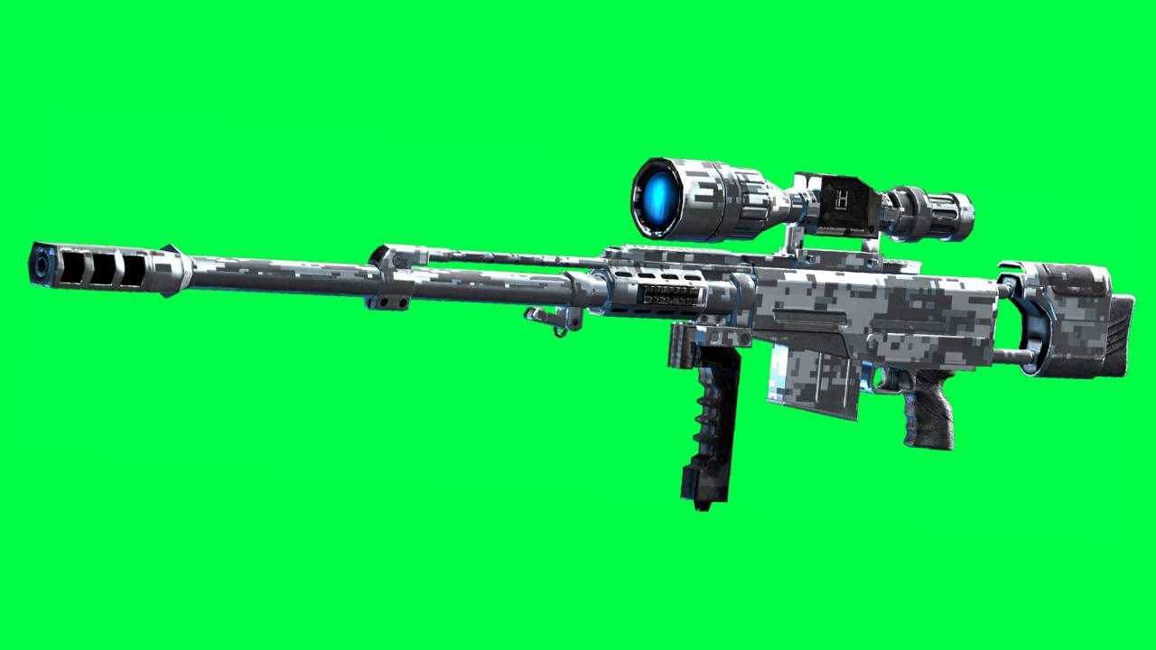 Sniper Rifle Green Screen Video 1 - YouTube