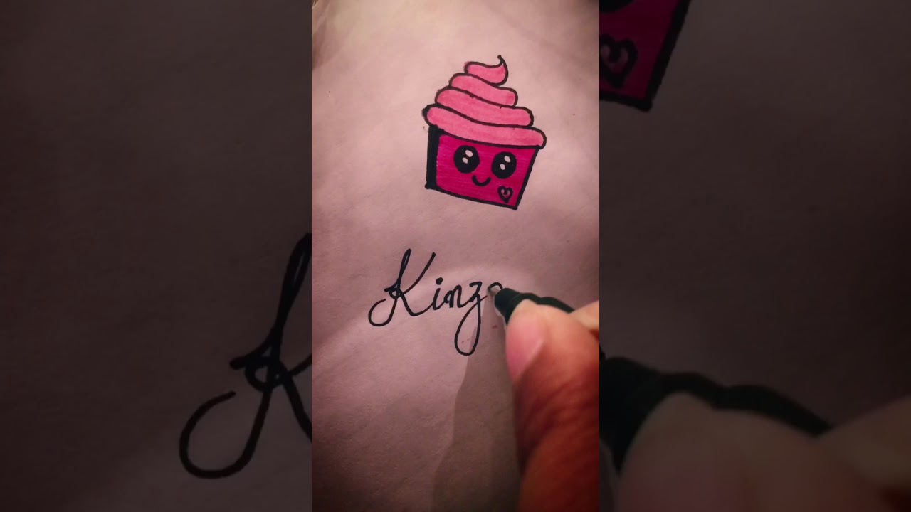 “Kinza” name calligraphy 🏻... - YouTube