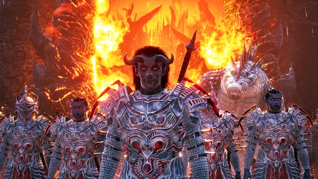 Daedra Army VS Imperial Legion - Oblivion Remastered NPC War - YouTube